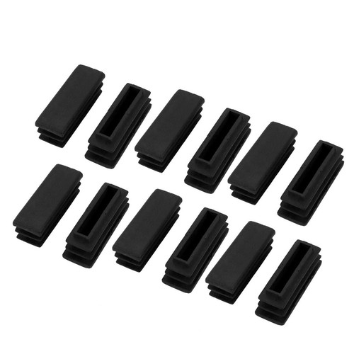 Plastic Blanking End Caps Rectangle Tubing Tube Inserts 37mm x 12mm ...