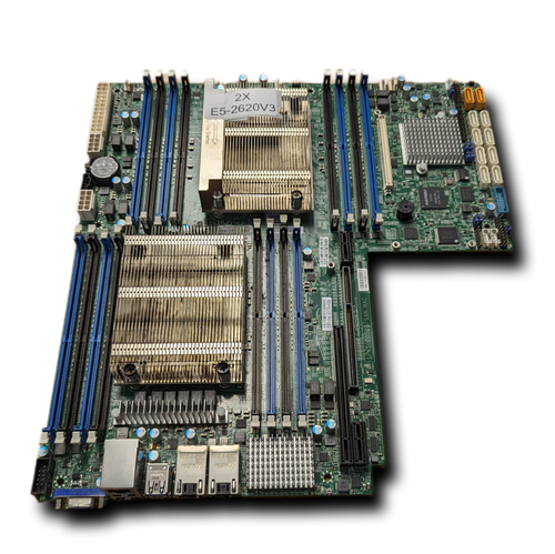 SUPERMICRO X10DRW-IT REV 1,02 SERVER MOTHERBOARD DUAL XEON E5-2620V3 ...