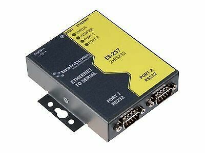 Brainboxes Es-257 2 Port Rs232 Ethernet to Serial Adapter for sale online | eBay