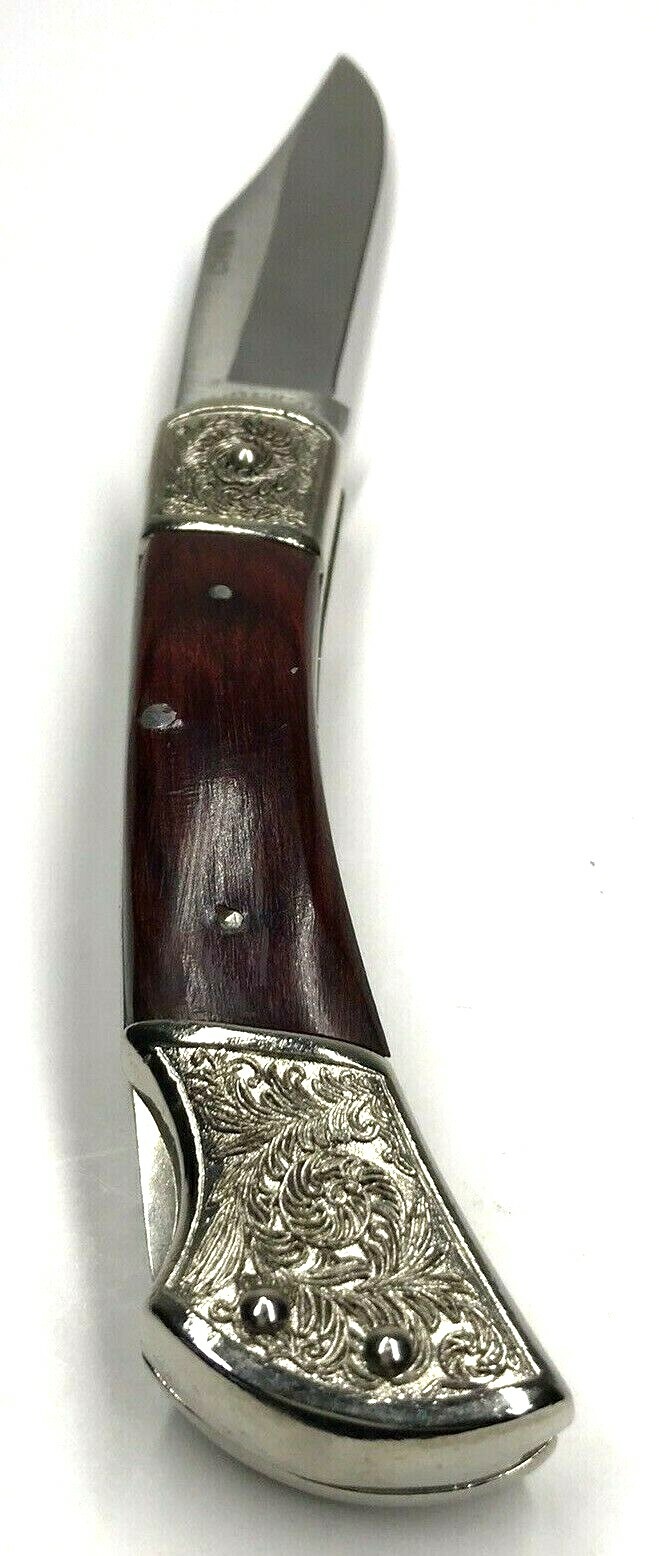 Cherokee Princess Diana English Rose Folding Pocket Knife 4072 Lockback ...