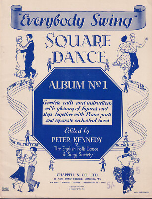SQUARE DANCE ALBUM No. 1 Everybody Swing SHEET MUSIC Album SirH70 ...