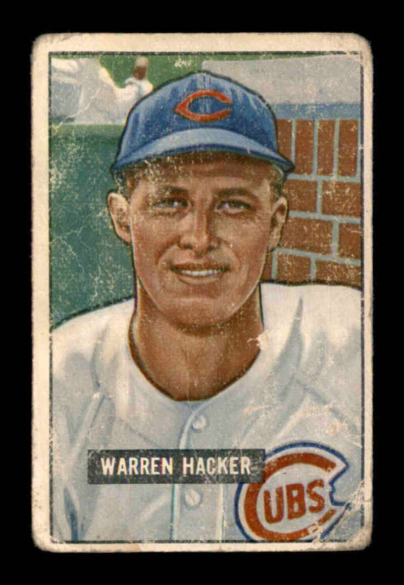 1951 Bowman - #318 Warren Hacker (RC) for sale online | eBay
