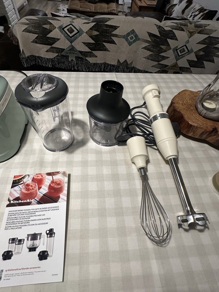 KitchenAid Artisan Blender K400 + Handheld Blender Combo 8003437600135 ...