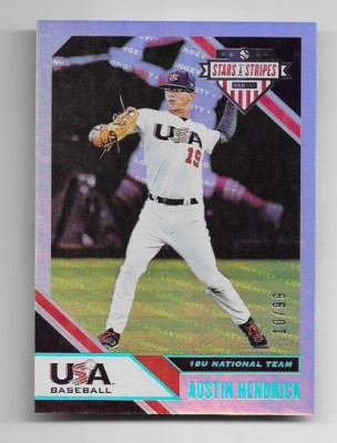 2020 USA Baseball Stars and Stripes Longevity Holofoil #79 Austin ...