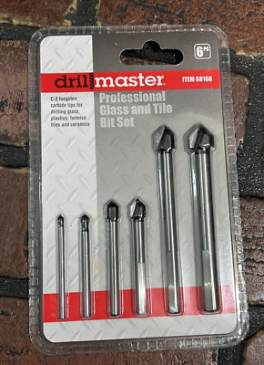 DrillMaster #68168, 6 Piece Professional Glass & Tile Bit Set | eBay