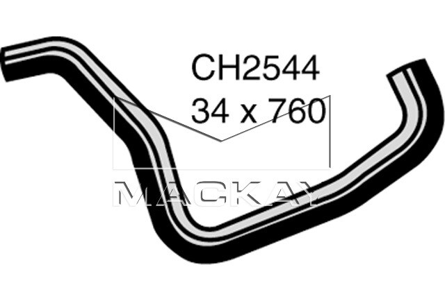 Mackay Radiator Hose - Upper for Nissan Bluebird U11 1.6L I4 CH2544 | eBay