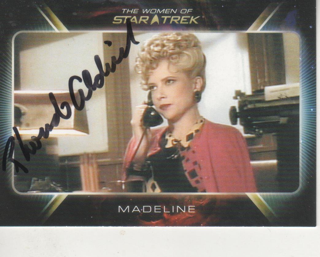 RHONDA ALDRICH SIGNED 2010 "WOMEN OF STAR TREK" #49 - MADELINE - DIXON ...