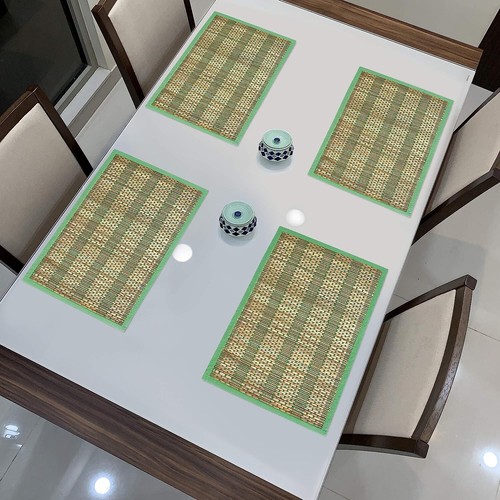 Handmade River Grass Dining Table Mat Set of 4 (Green) IN50 | eBay UK