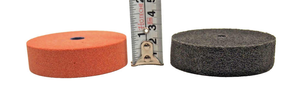 Hoteche 2pc 3" Grinding Polishing Wheel Set For 3" Mini Bench Grinder ...