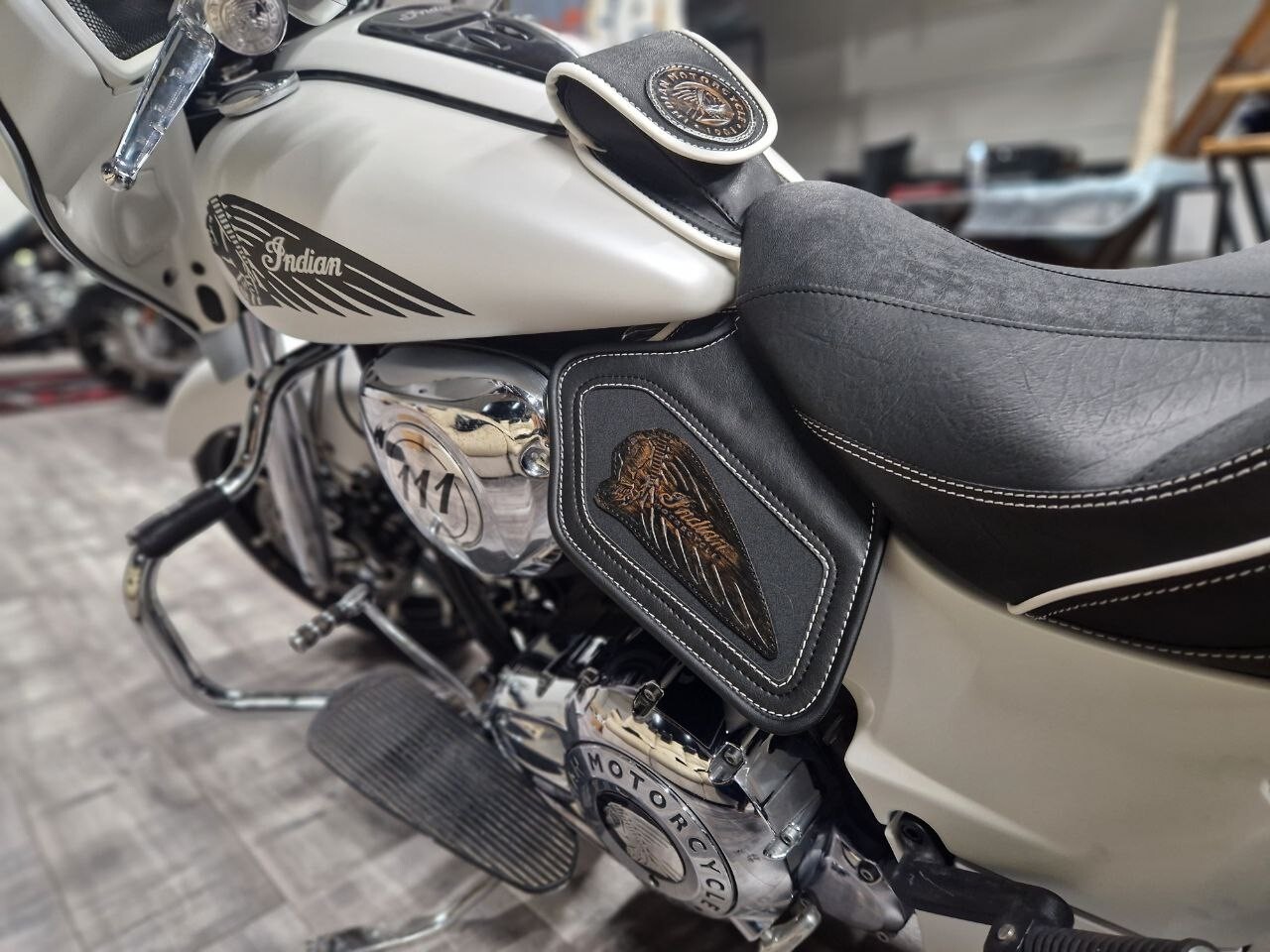 INDIAN Motorcycle engine heat shield CHIEF VINTAGE CHIEFTAIN ROADMASTER ...