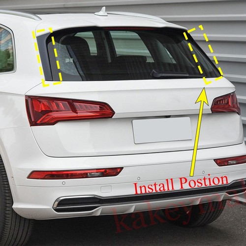 Rear Window Spoiler Side Wing Cover For Audi Q5 SQ5 2018-2024 Carbon ...