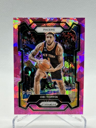 2023-24 Panini Prizm Basketball Obi Toppin Pink ice Prizm Indiana ...
