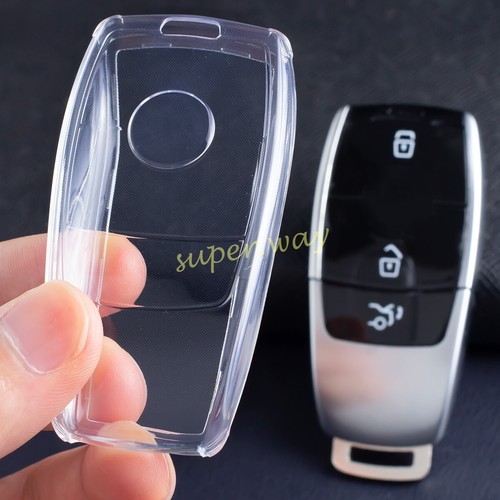 Clear Transparent TPU Key Cover Case For Mercedes GLA GLB GLC GLE EQA ...