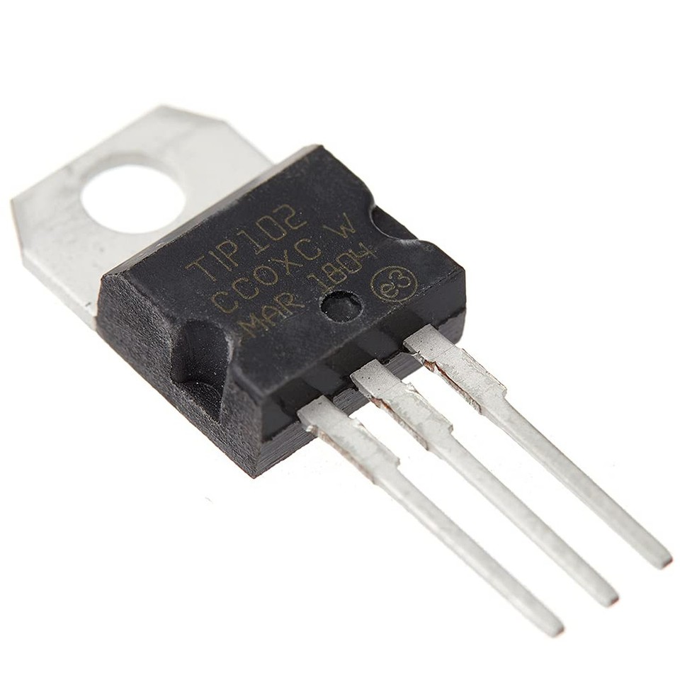 10pcs TIP102 102 Bipolar (BJT) Single NPN Darlington Transistor, 100 V ...