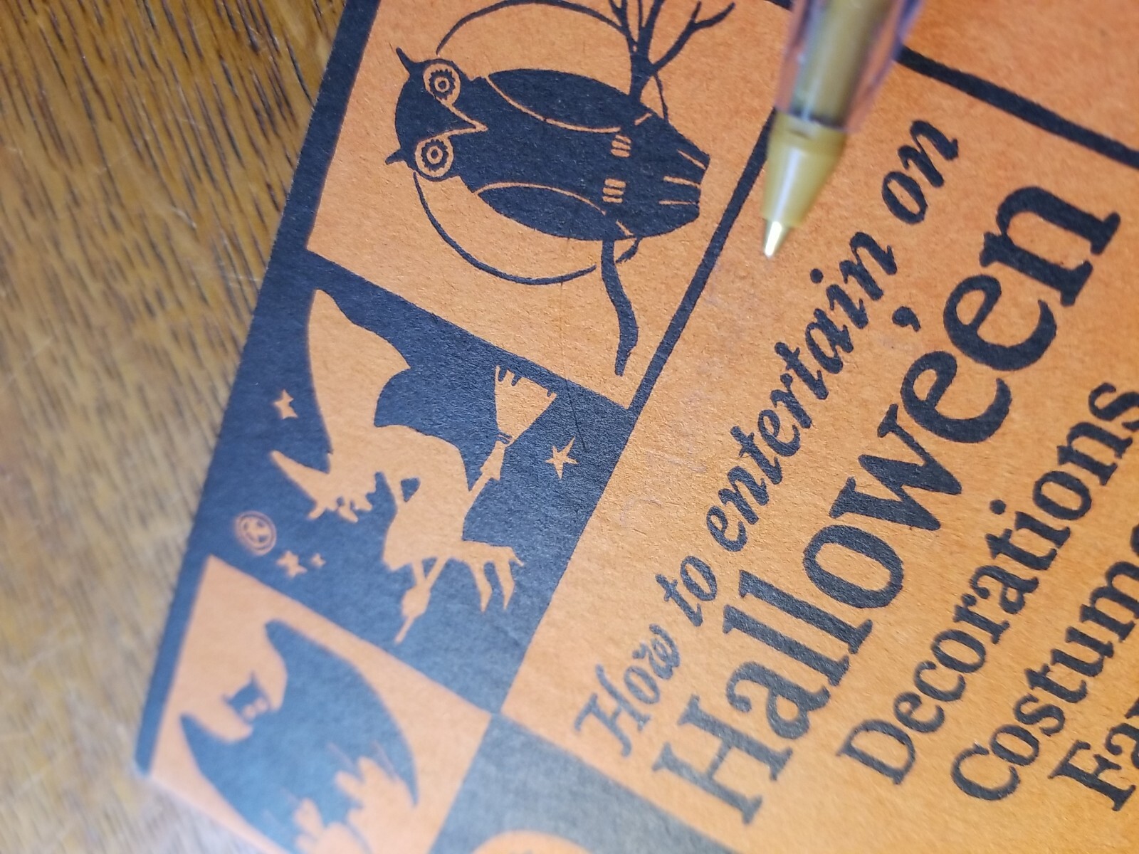 Dennison Bogie Book Halloween Vtg 1926 Decorations Costumes ...