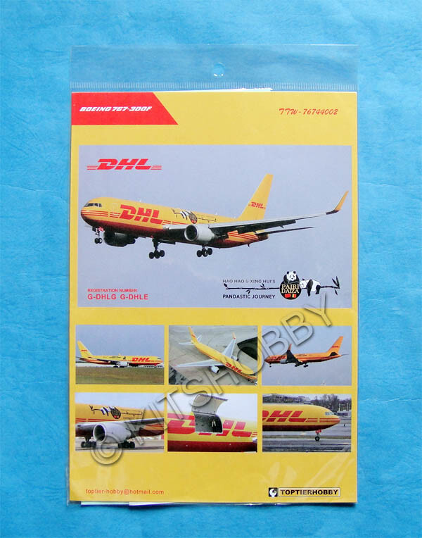 TOPTIERHOBBY 1/144 Boeing 767-300F - DHL decal | eBay