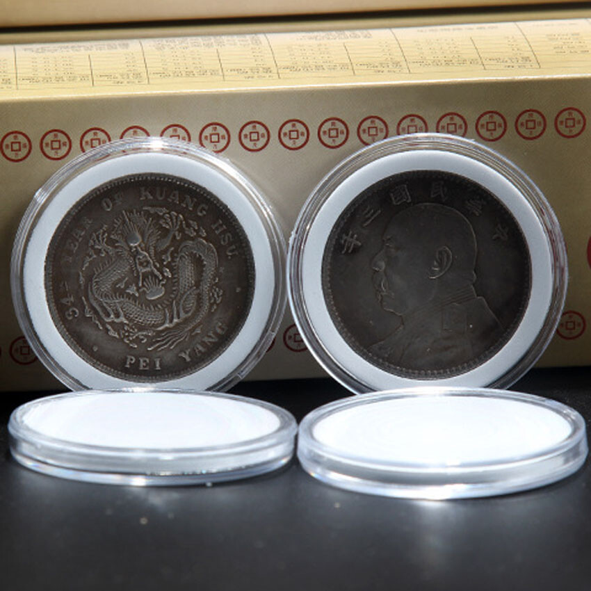 100 Pcs Mats Rings 16-41mm EVA Coin Capsule Case Foam Gasket Insert ...