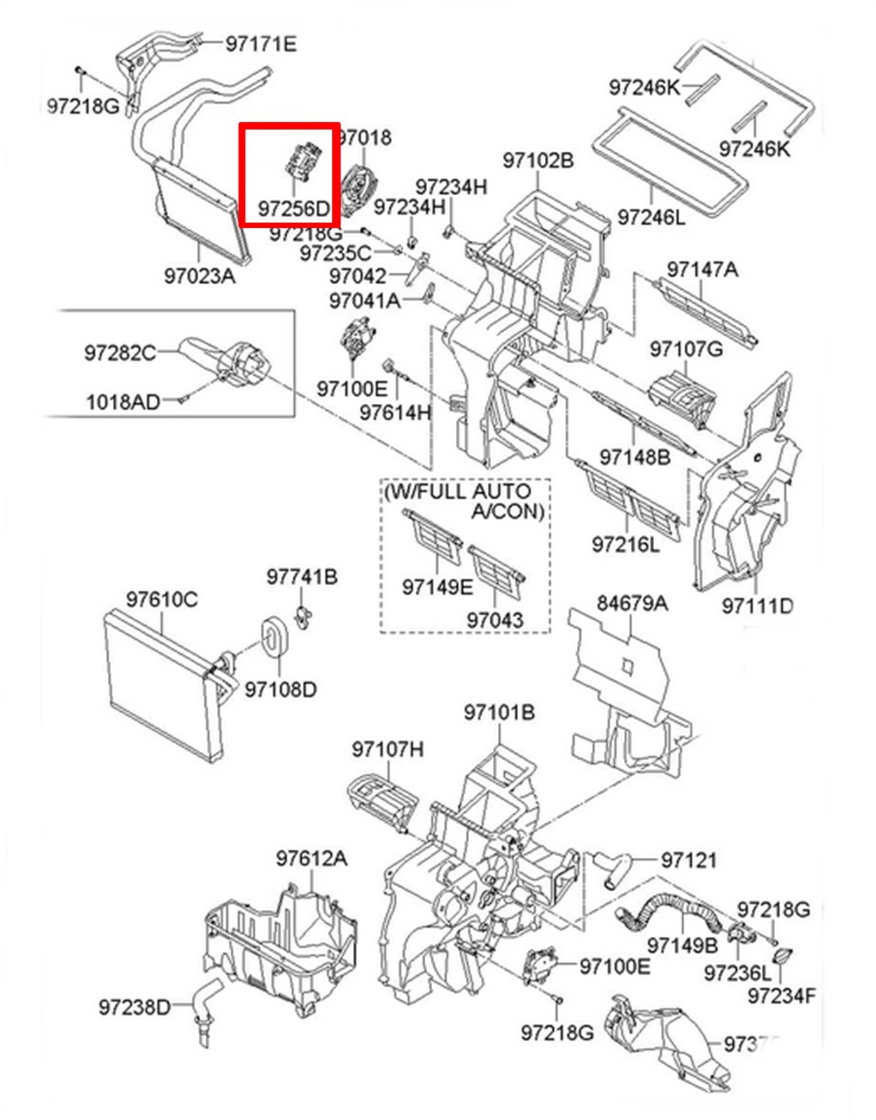 2009-2014 Hyundai Genesis Coupe Heater A/C Control Mode Actuator OEM ...