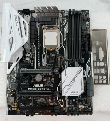 Asus Prime Z270-A Gaming PC LGA 1151 DDR4 Motherboard - White; Tested ...