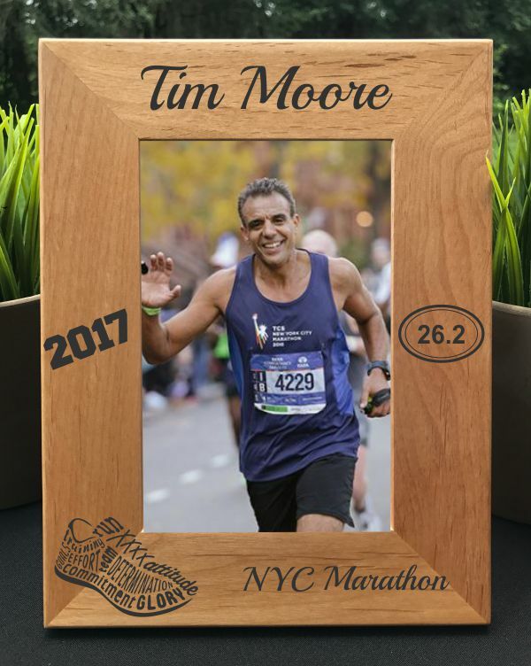 Personalized Engraved // Marathon Distance Running // Picture Frame | eBay
