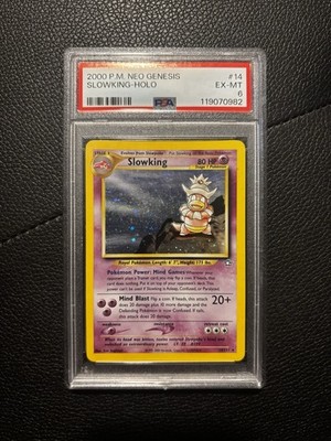 Pokémon TCG Pm Neo Genesis Slowking Holo Rare Ex-mt 14/111 PSA 6 2000 ...