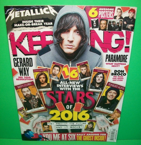 Kerrang! #1600 ~ Jan. 2, 2016 ~ Metallica, Paramore, Don Broco | eBay