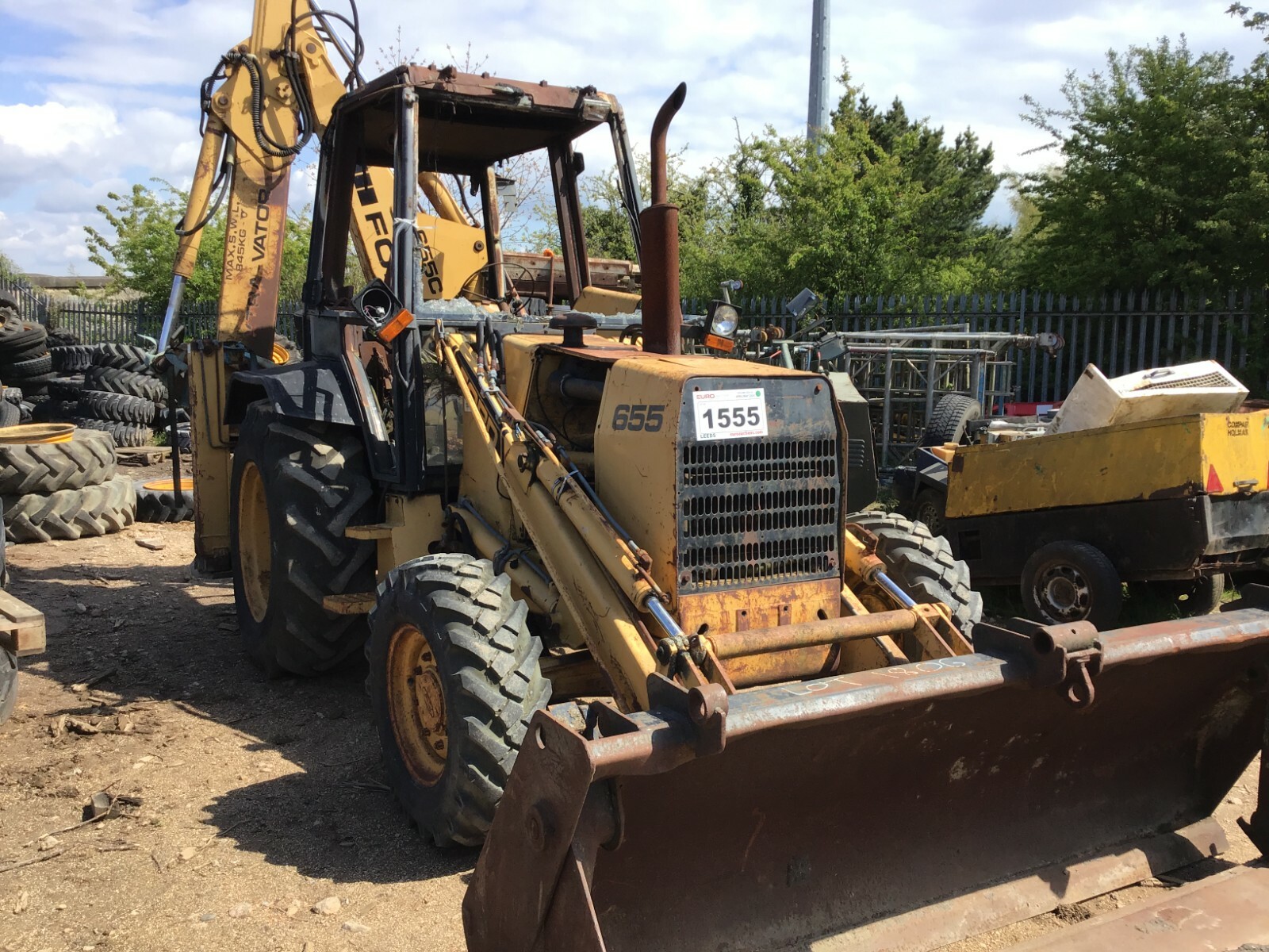1989 Ford 655C Backhoe loader 3 in 1 bucket only (E1555) | eBay UK