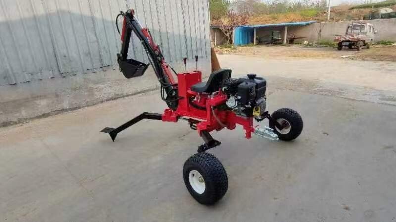 Double wheel Spider Excavator Backhoe walking multifunctional digger | eBay