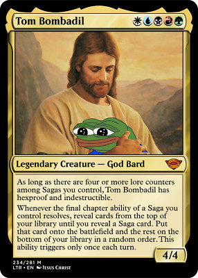 LOTR MTG - Tom Bombadil - Fanart - Classic Style Card For EDH ...