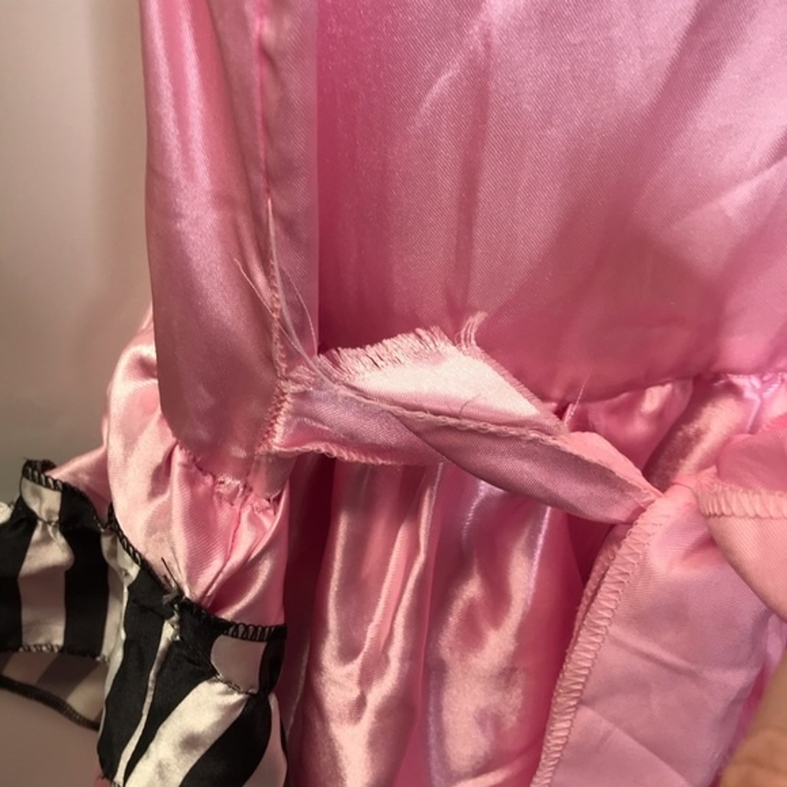 Pony Express pink Little Bo Peep dress costume black stripes matching ...