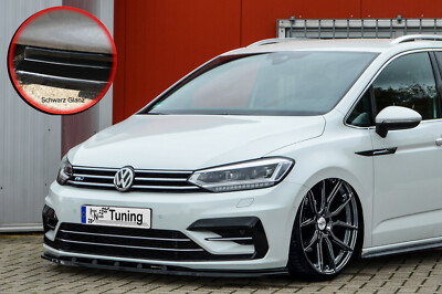 Spoilerschwert Frontspoiler Lippe ABS VW Touran 5T R-Line ABE Schwarz ...
