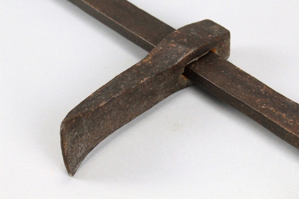 =Antique 18/19th c Wrought Iron Cooper's Hooping Tool Hoop Dog Barrel ...