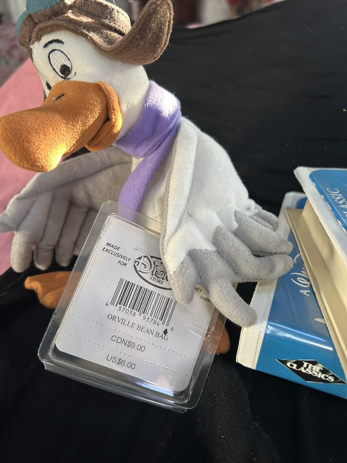 Disney Valuable Rare Rescuers Black Diamond VHS and Vintage Plush ...