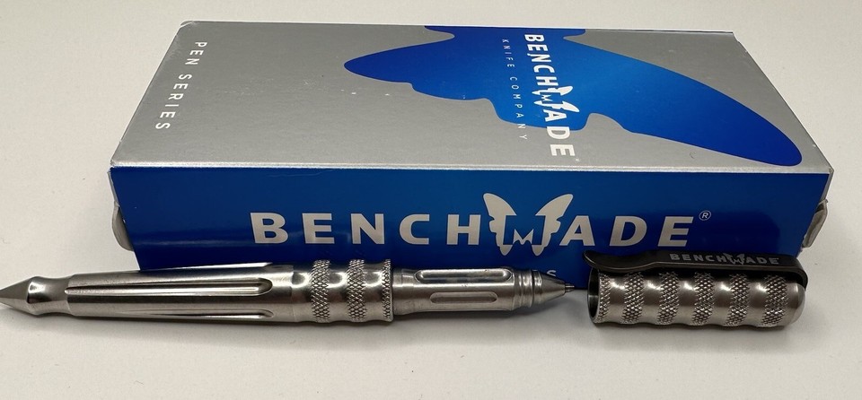 Benchmade Tactical Pen Stainless With Blue Ink 1100-3 | eBay
