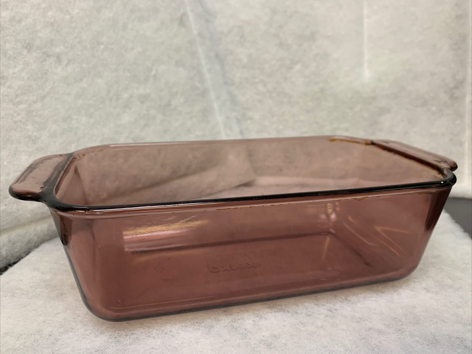 Vintage Pyrex Cranberry/purple Loaf Pan 213-R Baking Dish 1.5 Qt Bread ...