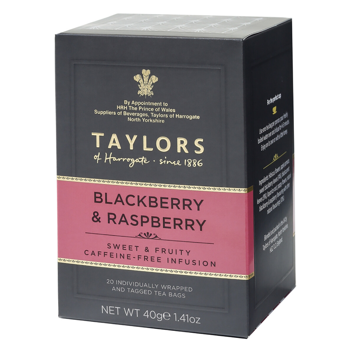 Taylors of Harrogate Tea - Blackberry & Raspberry Infusion - 20 count ...