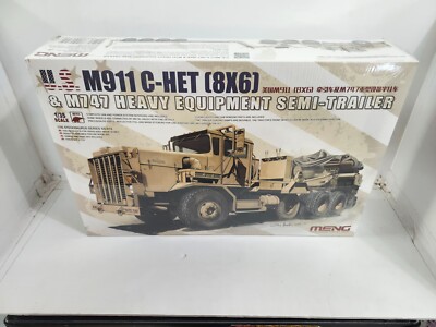 MENG U.S. M911 C-HET (8X6) & M747 Heavy Equip. Semi-Trailer Model Kit 1 ...