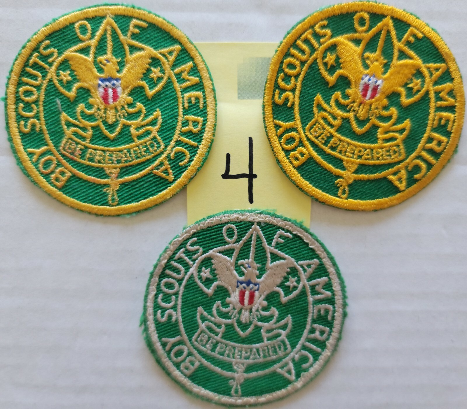 SCOUTMASTER & ASSISTANT SCOUTMASTER'S CUT-EDGE PATCHES @ 1955-1965 ...