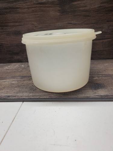 Vintage Tupperware 263 Sheer Storage Canister Container with Sheer Lid ...