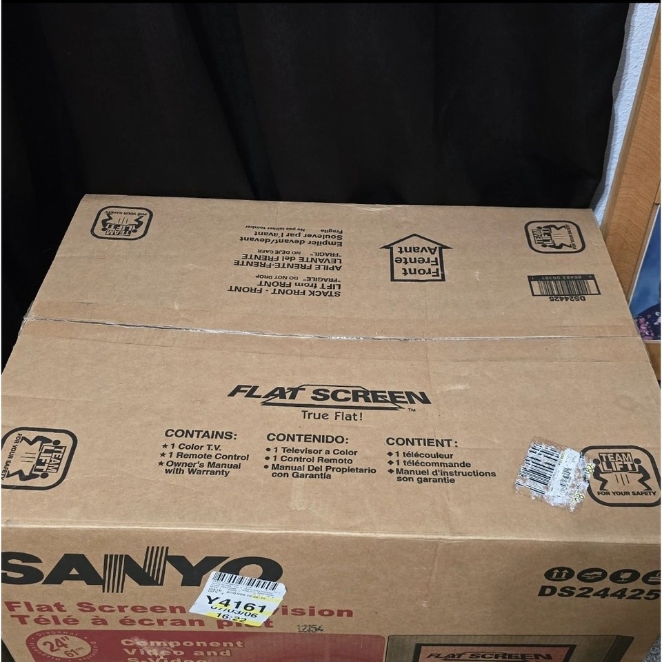 Sanyo 24” CRT TV Retro Gaming Video Game Flat Screen DS24425 Brand NEW ...