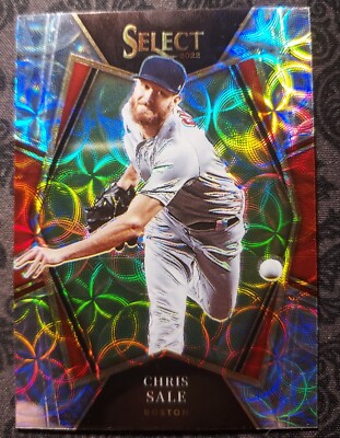 2022 Panini Select Scope Prizms #142 Chris Sale Concourse- Boston Red ...