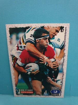 Josh Stuart🏆1995 Dynamic Series 2 #87 Rugby League NRL Card🏆FREE POST ...