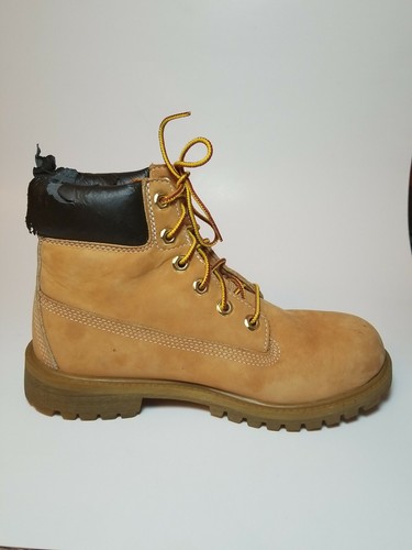 Timberland 12909 Junior's 6" Premium Waterproof Boots Wheat Nubuck Boys ...