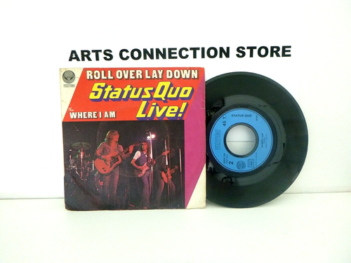 STATUS QUO ROLL OVER LAY DOWN 45T/7' ORIGINAL VINYL | eBay