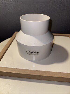 NDS 6P07 PVC S&D Increaser/Reducer Coupling, 4-Inch X 6-Inch, for Hub X ...