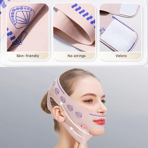 Facial Slimming Face Lift Up Band Mask Reduce Double Chin V-Line ...