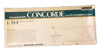 Doyusha Concorde Aerospatiale/British Airways 1/144 Sealed Parts Model ...