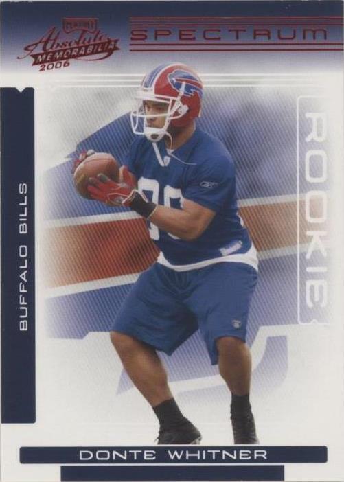 2006 Playoff Absolute Memorabilia - Rookie Donte Whitner #206 Spectrum ...