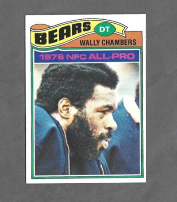 Wally Chambers Chicago Bears All-Pro 1977 Topps #20 | eBay