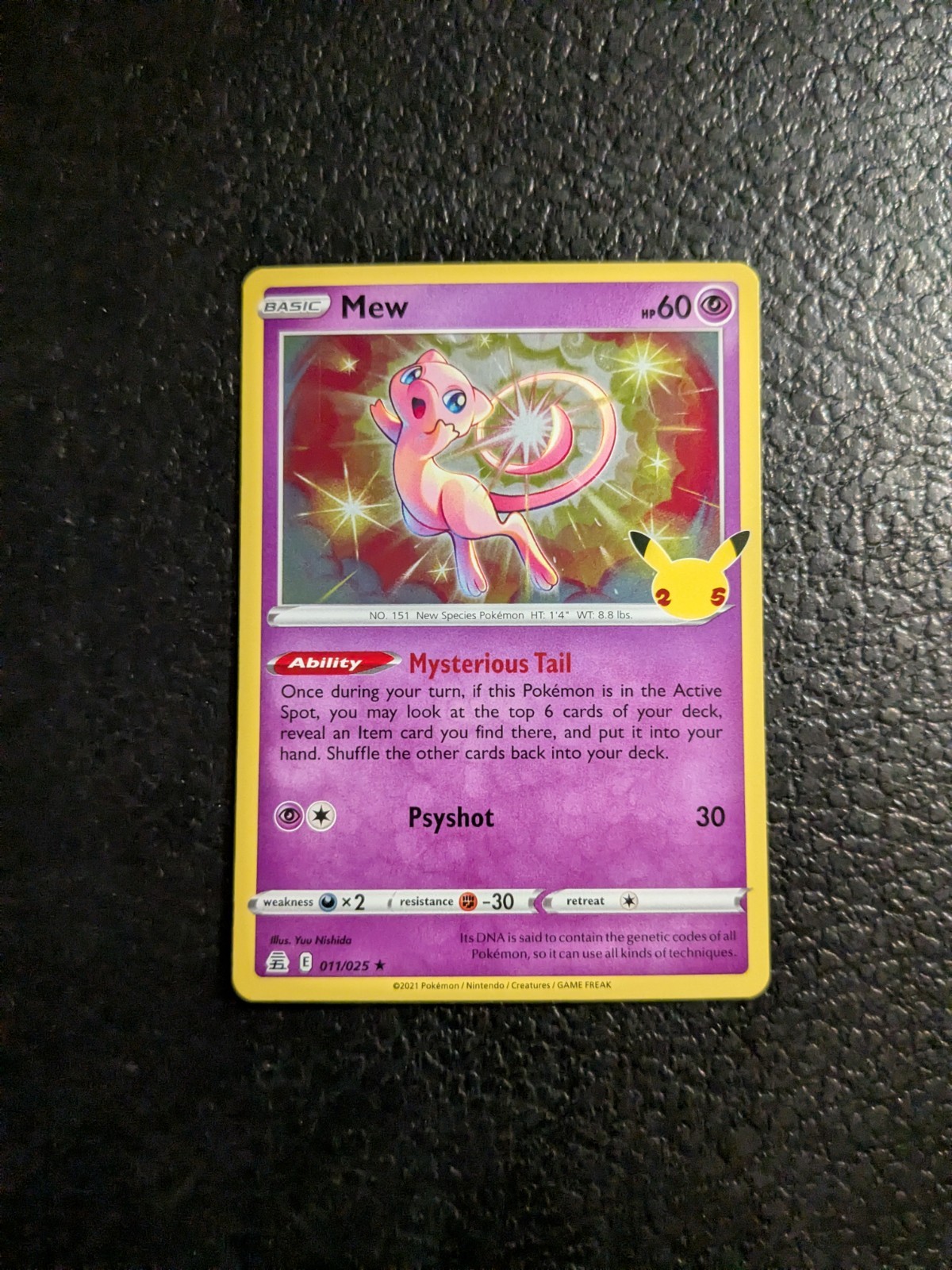 Mew 25 Current Market Value | Celebrations